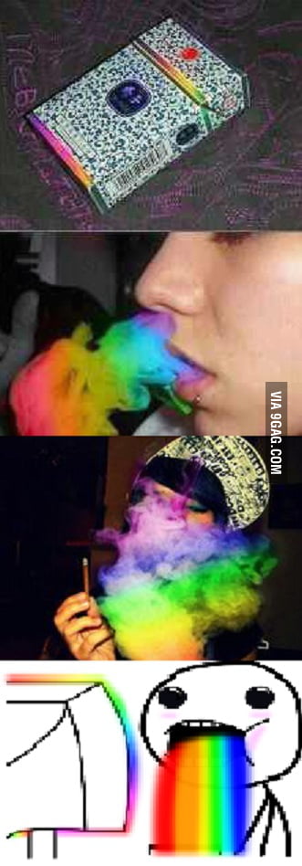 Puke rainbows.. - 9GAG