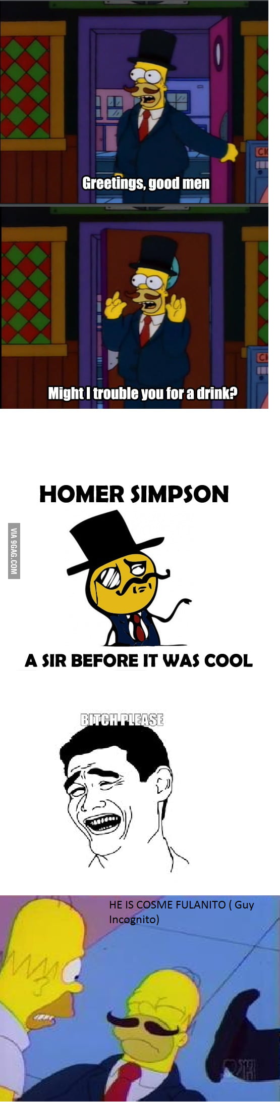 Hipster Homer Simpson [Fixed] - 9GAG