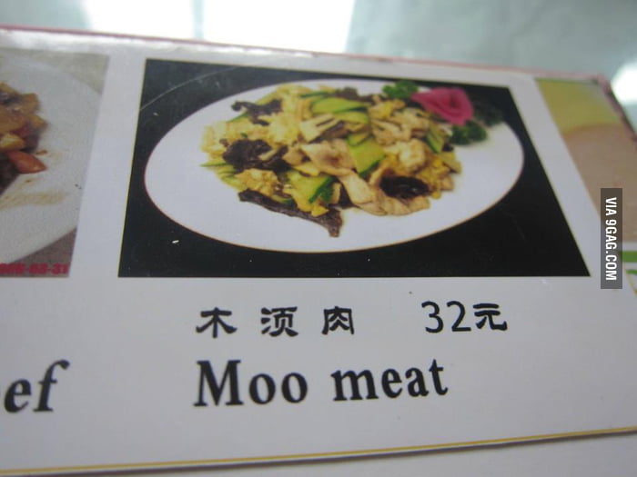 Mmmm delicious moo meat - 9GAG