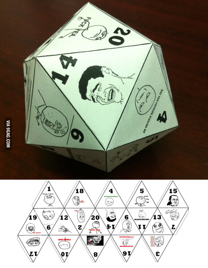 Meme d20 - 9GAG
