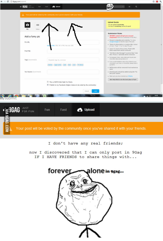 Forever Alone lvl: 9gag - 9GAG