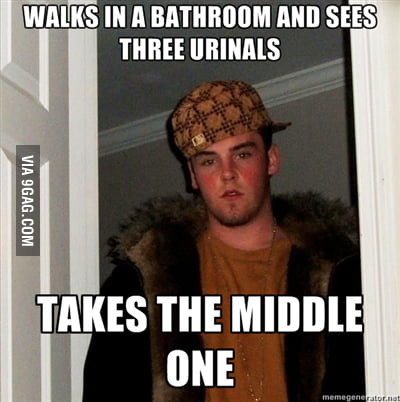 Guys should know "The Urinal Code" - 9GAG
