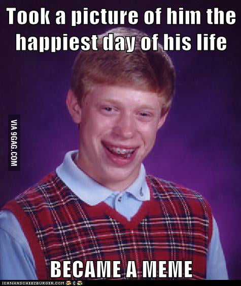 He looks happy! - 9GAG