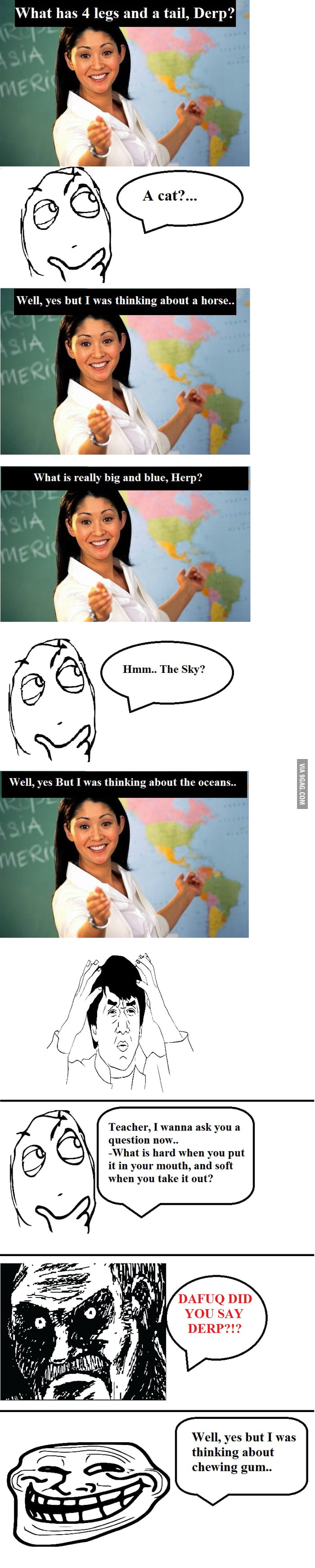 Trolling Le teacher - 9GAG