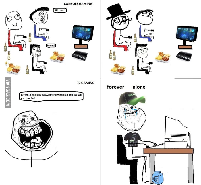 Console vs. PC gaming - 9GAG