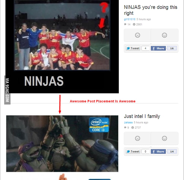 Placement Win - 9GAG