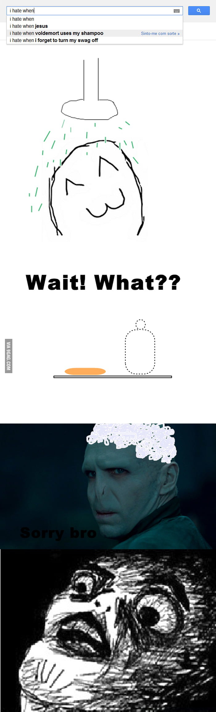 Get your own shampoo, voldemort! - 9GAG