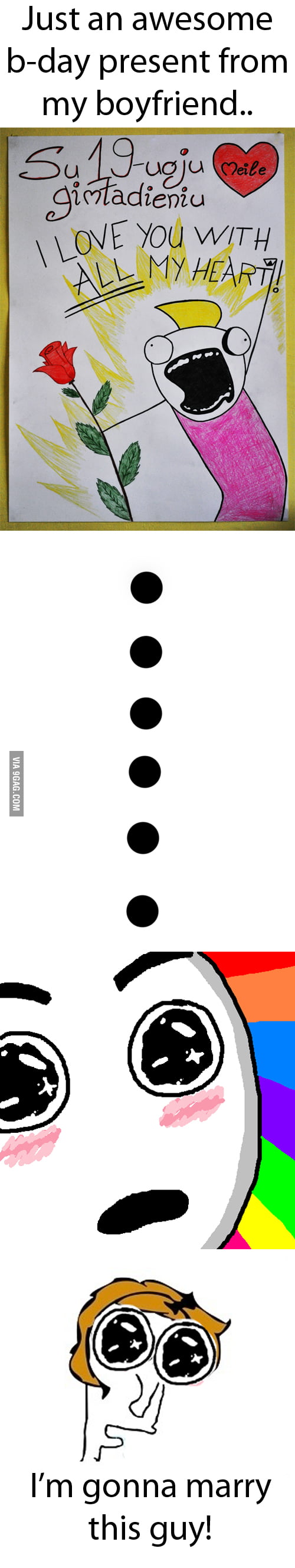 Awesome boyfriend is awesome. - 9GAG