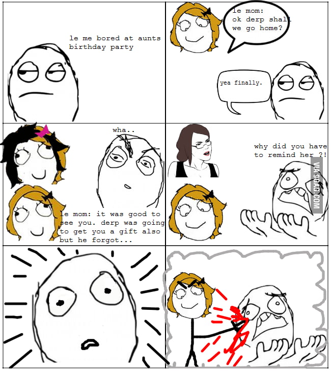 Le backstabbing mom - 9GAG