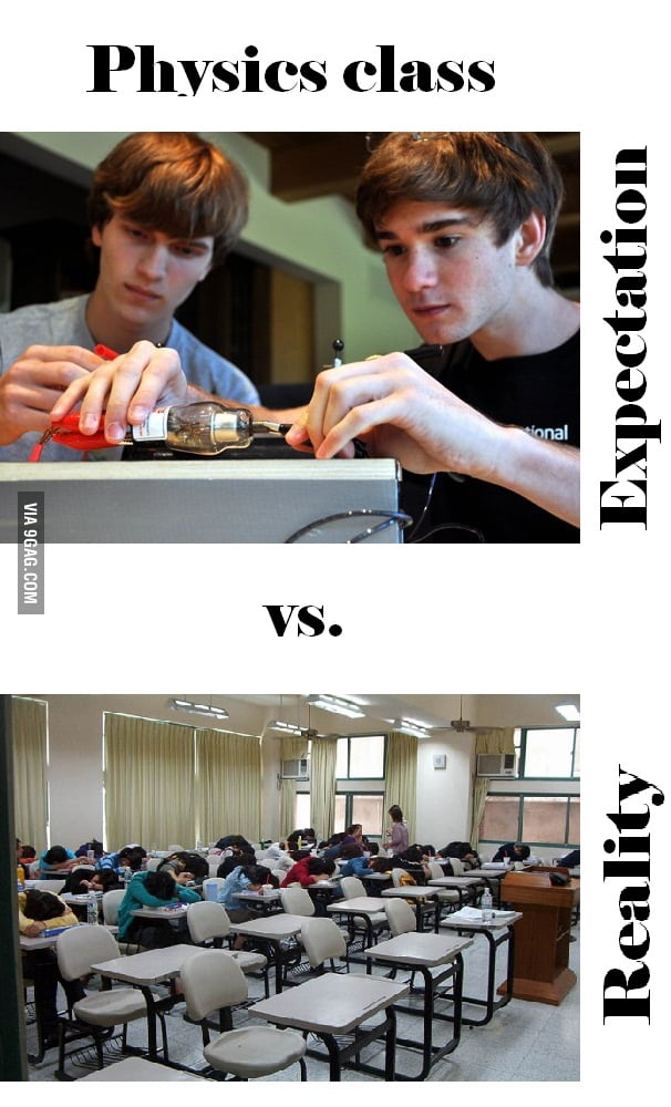 Physics class - 9GAG