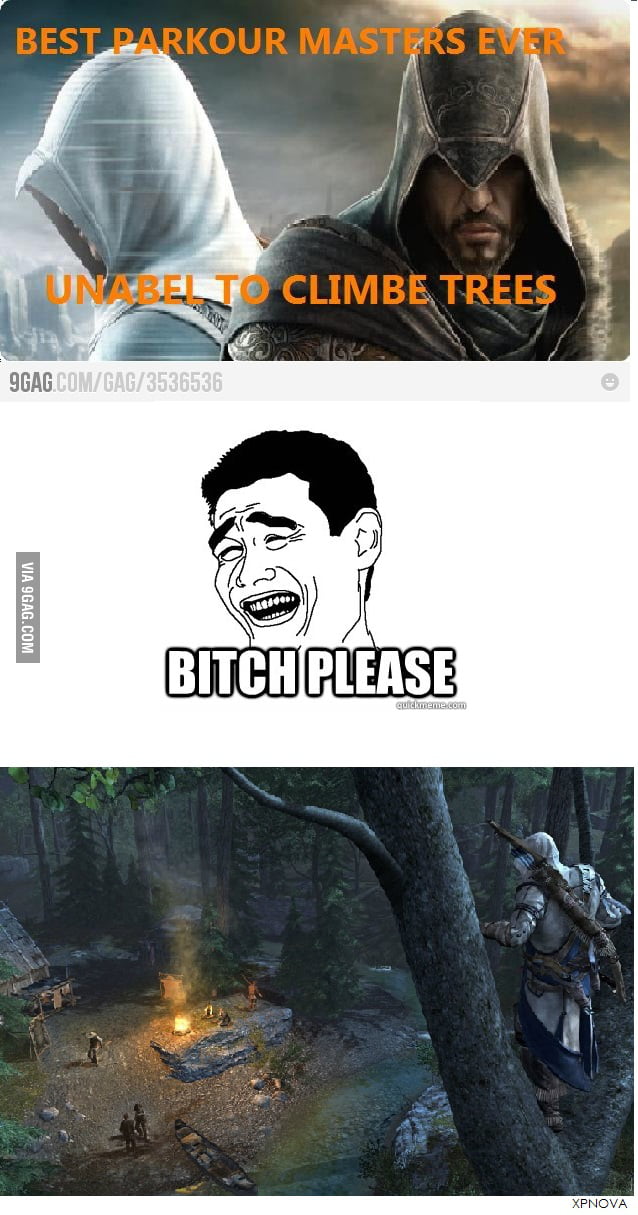 RE assassin's creed logic - 9GAG