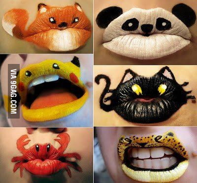 Animal lips - 9GAG