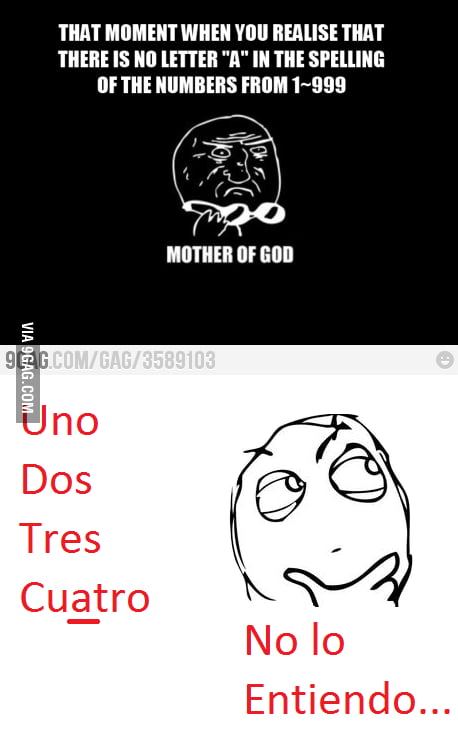 Uno, Dos, Tres, CuAtro - 9GAG