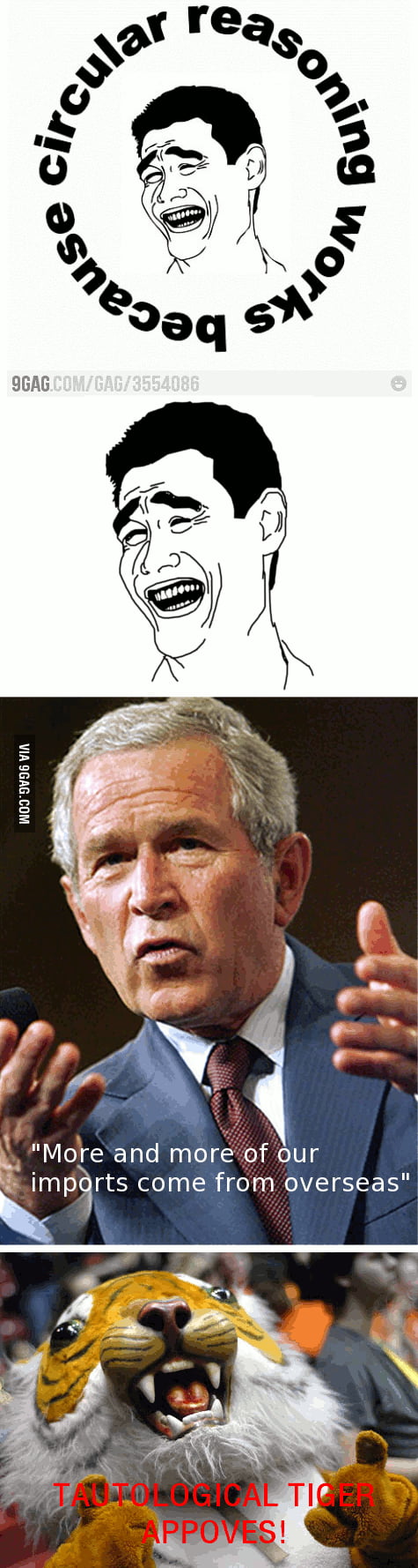 The Creator of Circular reasoning...? - 9GAG