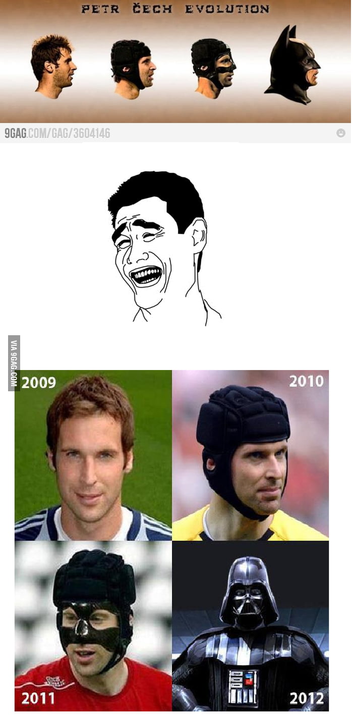 Petr cech Evolution - 9GAG