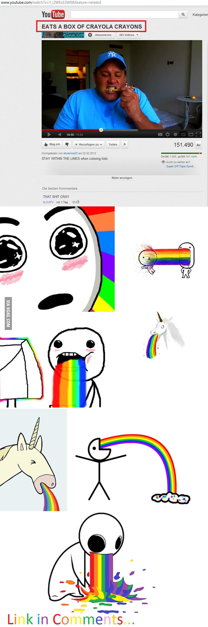 Just Chris Shoenice Schewe eating a box of Crayons... - 9GAG