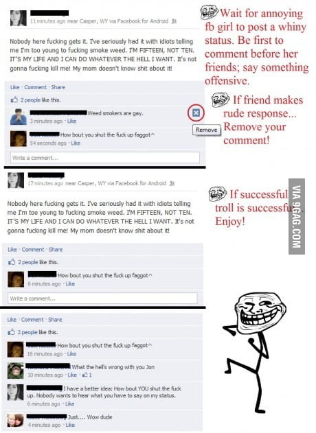 Facebook Troll Like A Boss! - 9GAG
