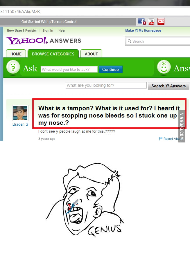 How to use a tampon.. - 9GAG