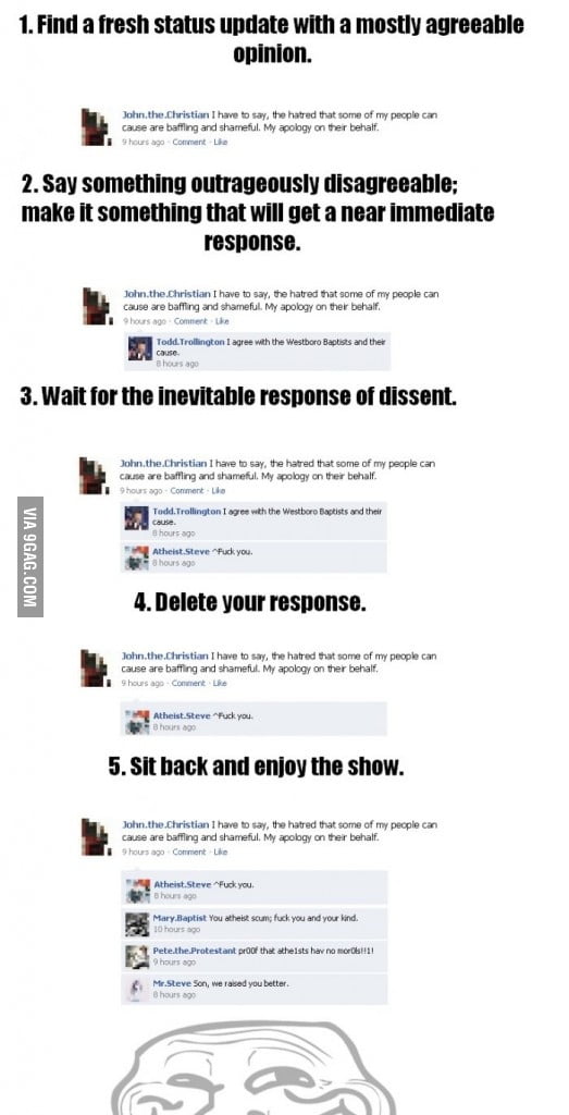 Sucessfully troll - 9GAG