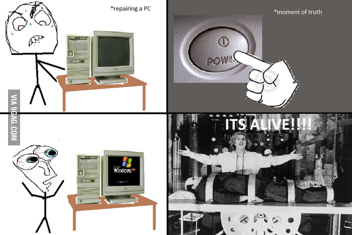 How I feel when I repair a PC - 9GAG
