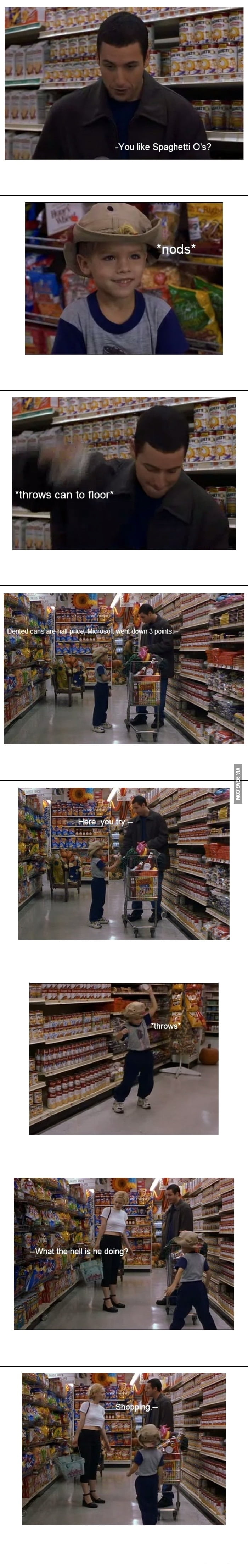 Microsoft went down 3 points. - 9GAG