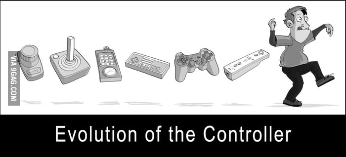 Evolution of the Controller - 9GAG