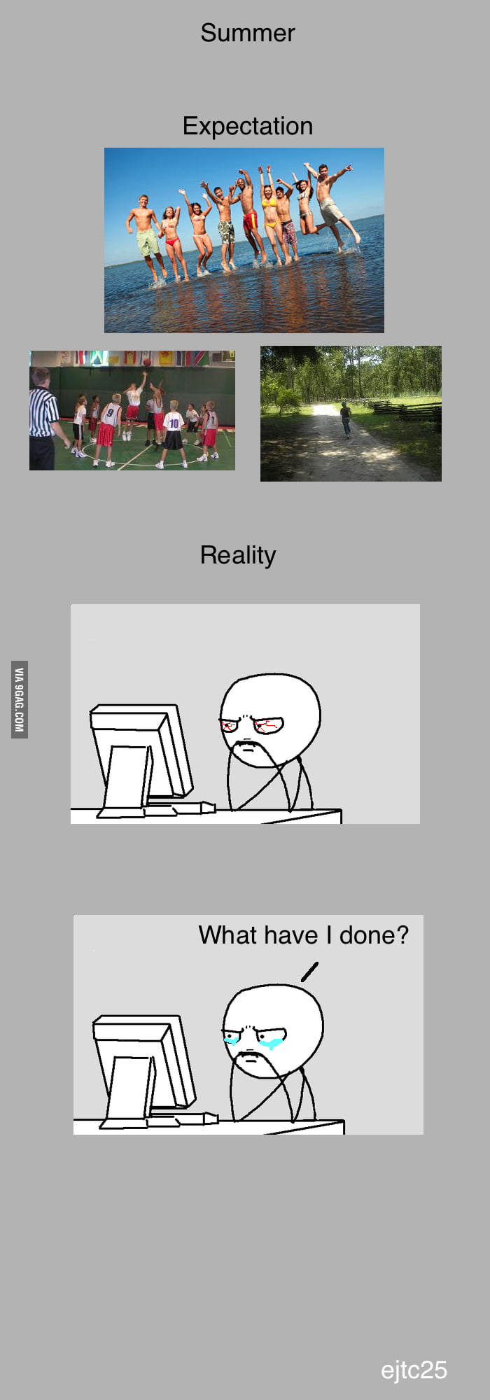 What happens in summer - 9GAG