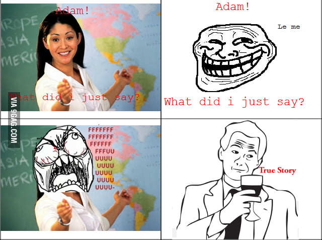 Trolling le teacher - 9GAG