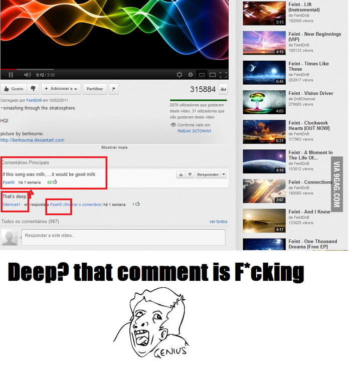 Epic comment is just epic - 9GAG