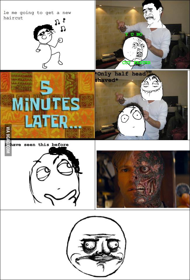 Half head shaved - 9GAG