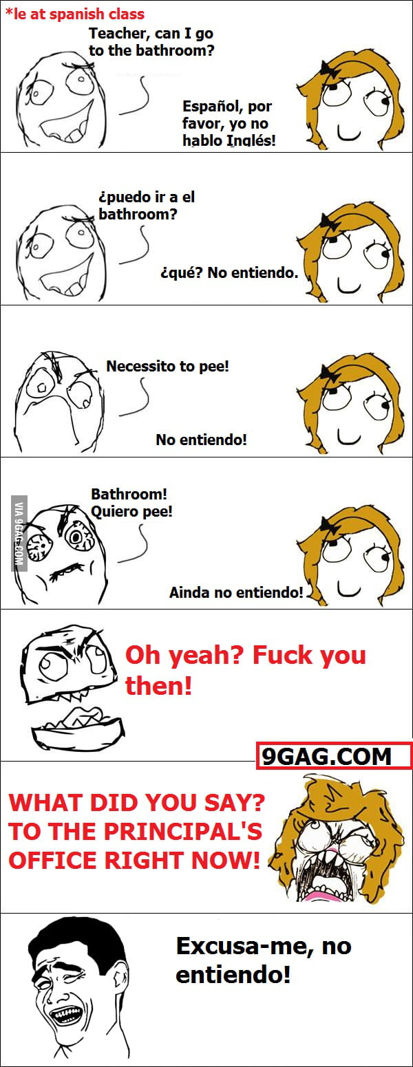 No hablo ingles - 9GAG