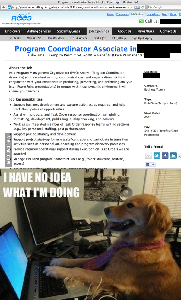 Job Application 101 - 9GAG