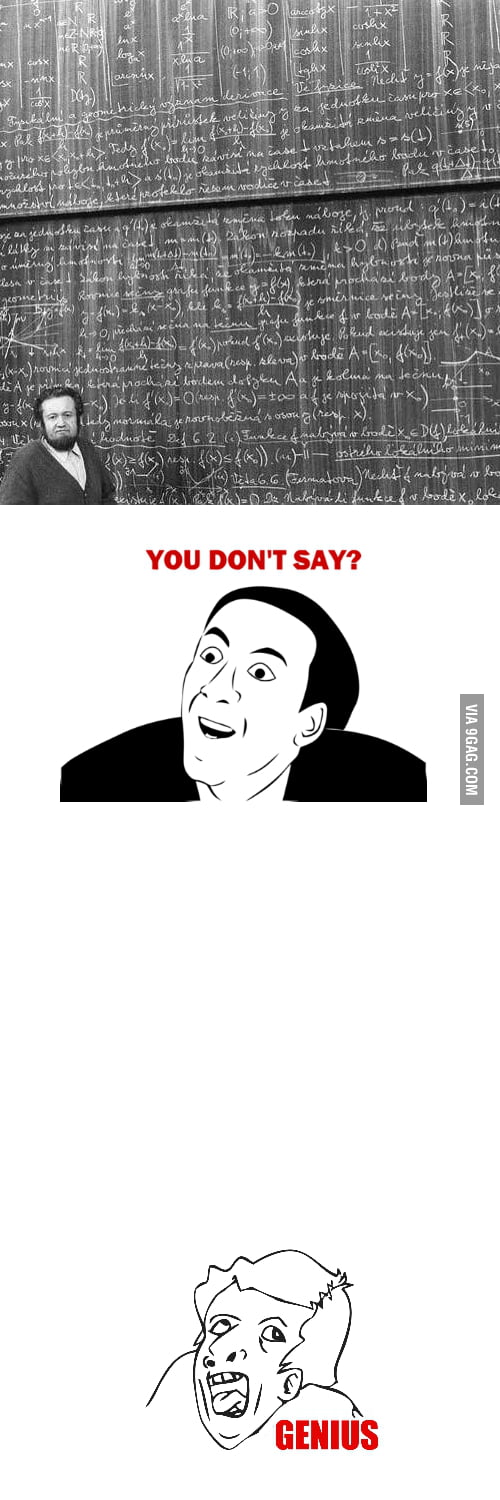 Math genuis - 9GAG