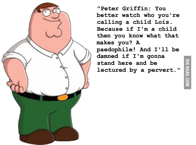 Oh snap Peter!!! - 9GAG