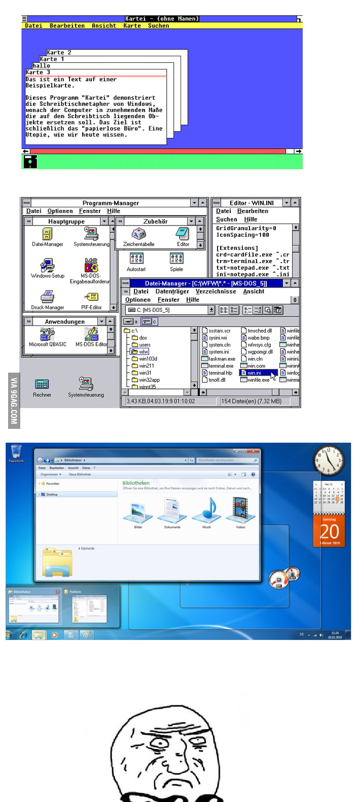 Evolution of Windows - 9GAG