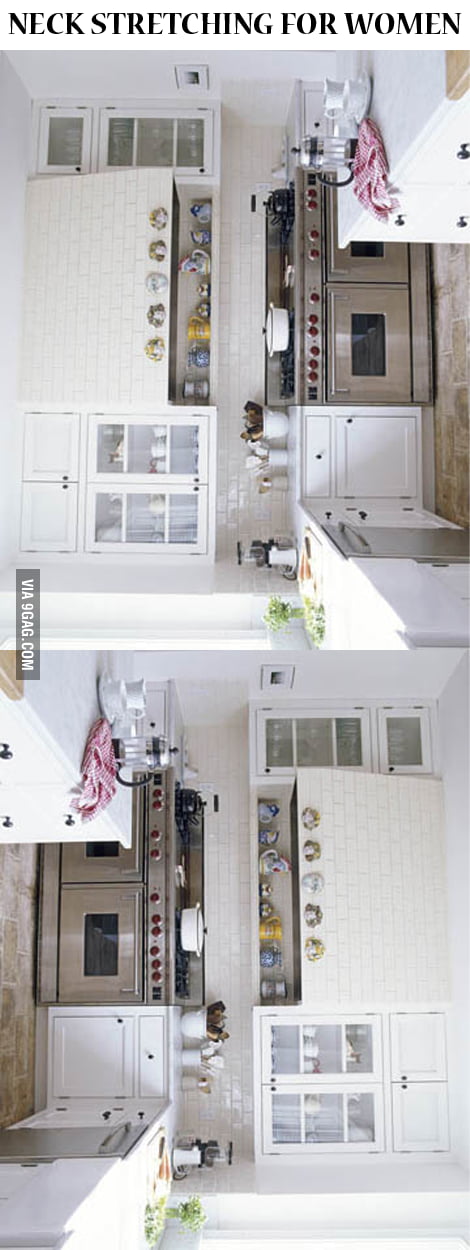 Neck stretching for her - 9GAG