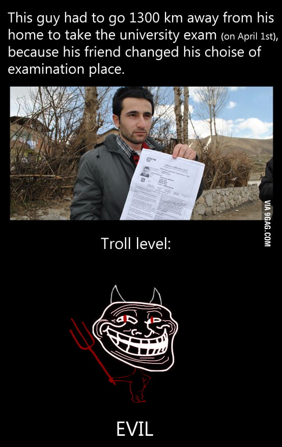 University exam troll, more evil than the devil ! - 9GAG