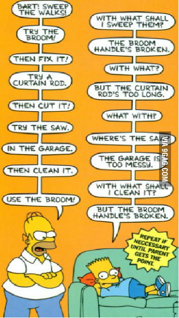 Bart trolling - 9GAG
