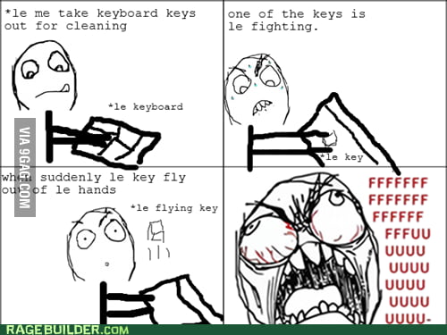 Keyboard keys - 9GAG