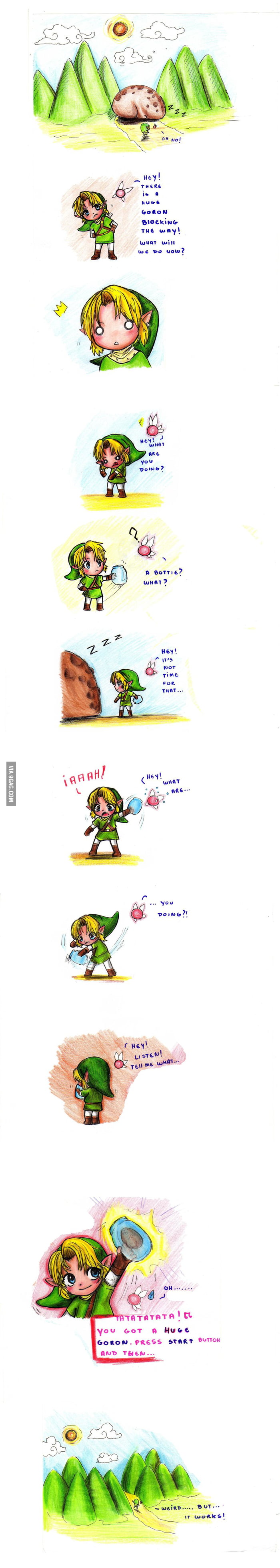 The legend of Zelda logic - 9GAG