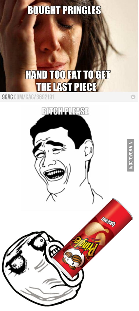No pringle shall escape! - 9GAG