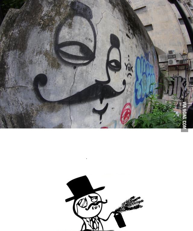 Quite exquisite "vandalism". - 9GAG