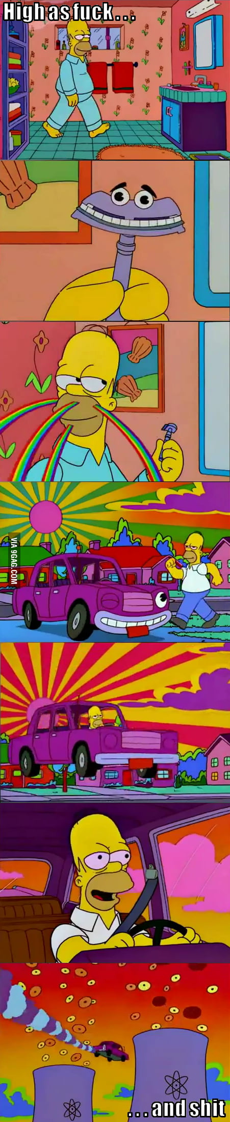 Epic Homer high is epic... - 9GAG