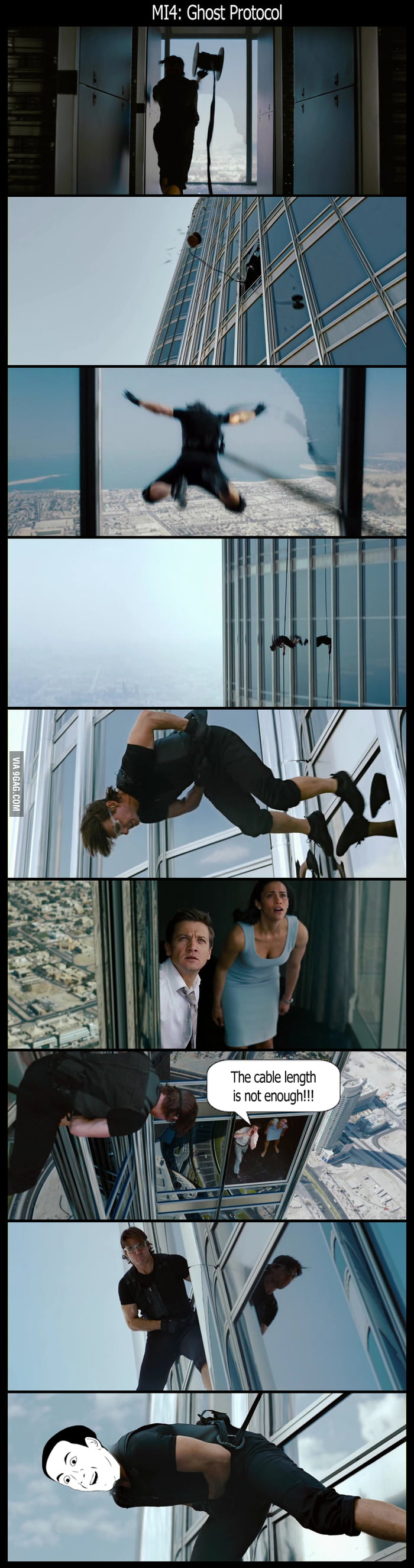Keen-witted Jeremy Renner - 9GAG