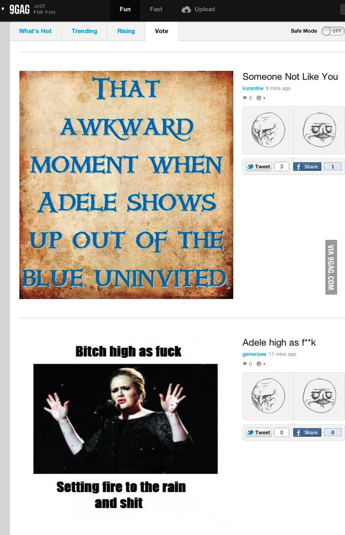 Adele... - 9GAG