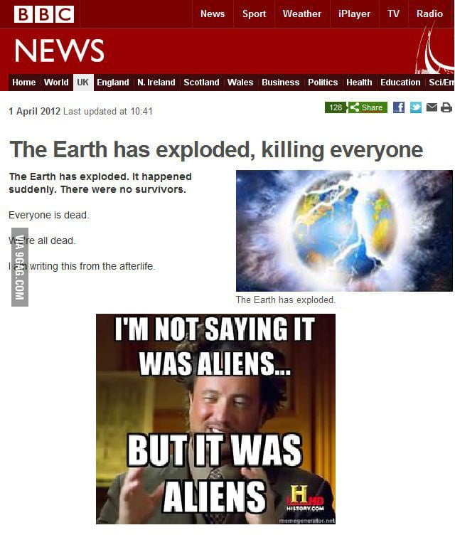 Aliens... - 9GAG