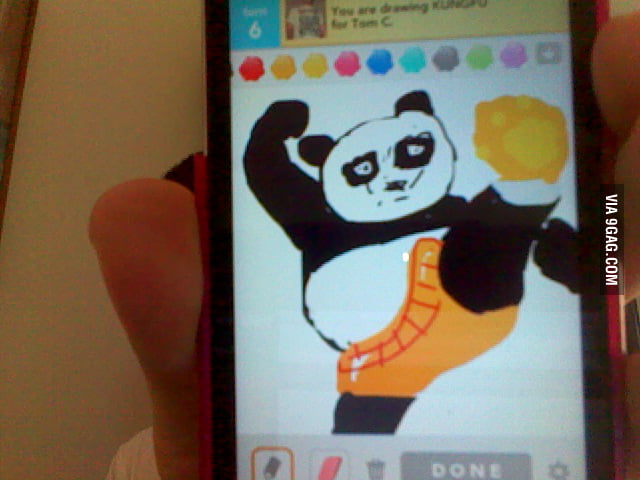 Kung Fu Panda Draw Something - 9GAG