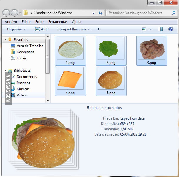 Windows Burger - 9GAG