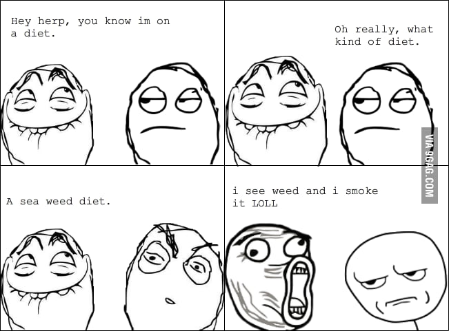 Yeah,Sure A "SeaWeed" diet - 9GAG