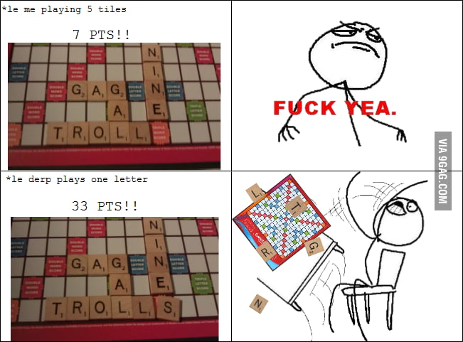 Rage: Level Scrabble - 9GAG